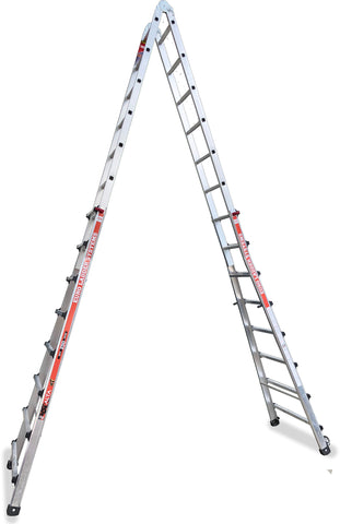 Euro Alta MT17 4ft to 17ft Aluminium ladder - Height Adjustable 24 lad ...