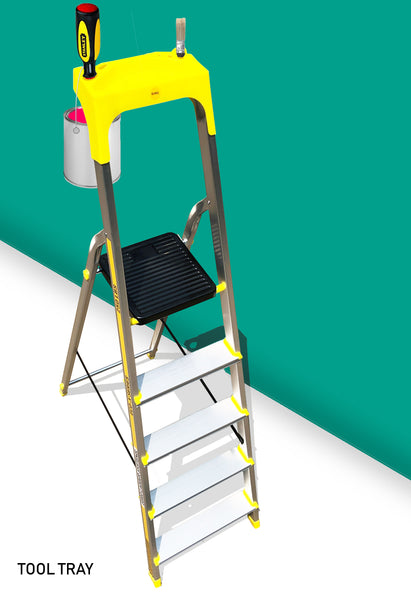 Euro ECOx 5 Step ladder - Tool Tray - Aerospace Grade Ultralight Alumi ...