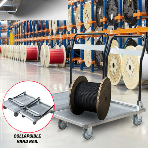 Euro USA Pro Portable Aluminium Platform Trolley 3ft × 2ft - Heavy Dut ...